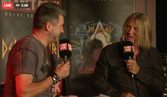 Watch Joe Elliott’s Live Q&A at Gibson with Planet Rock | Def Leppard